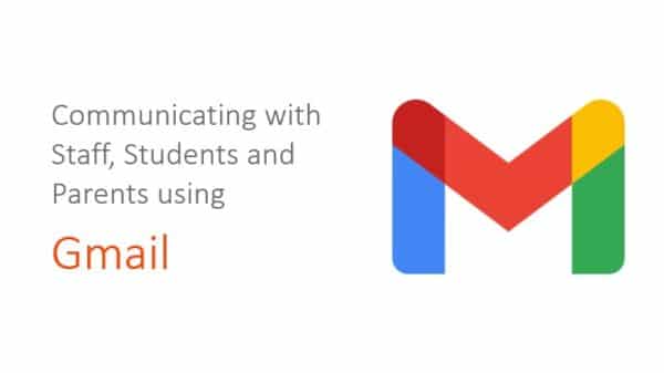 Communicating with Staff, Students and Parents with Gmail and Groups ...